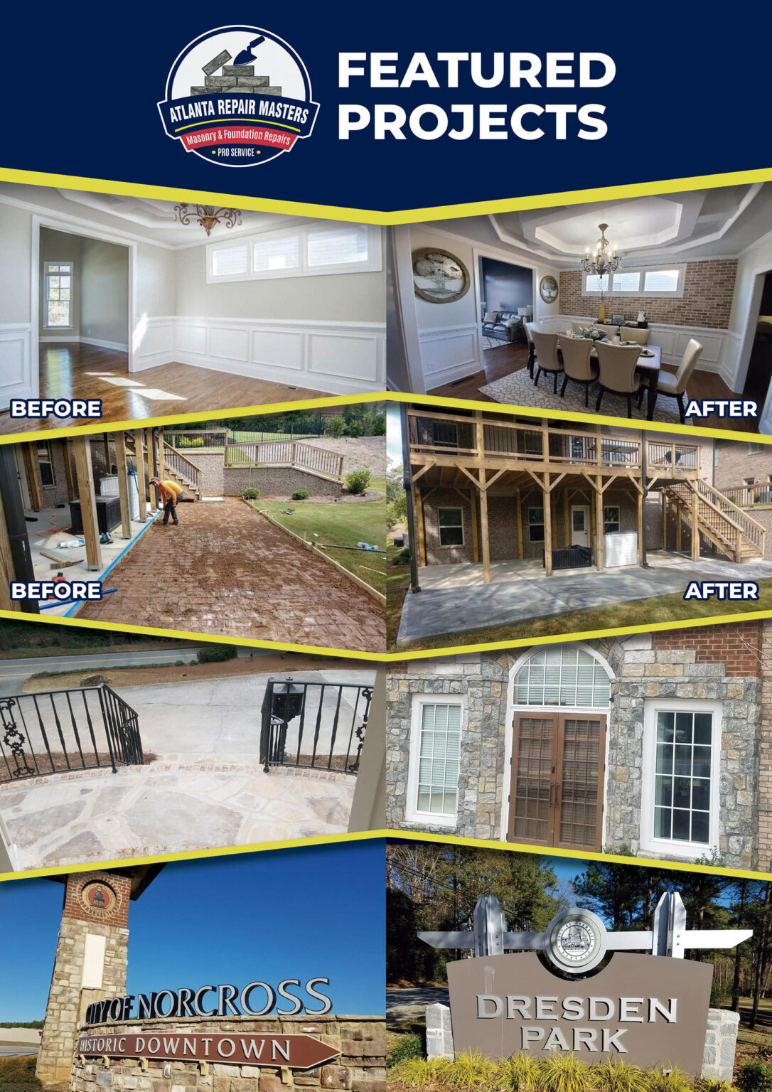 Repair & Restoration Flyer Download - Atlanta Repair Masters